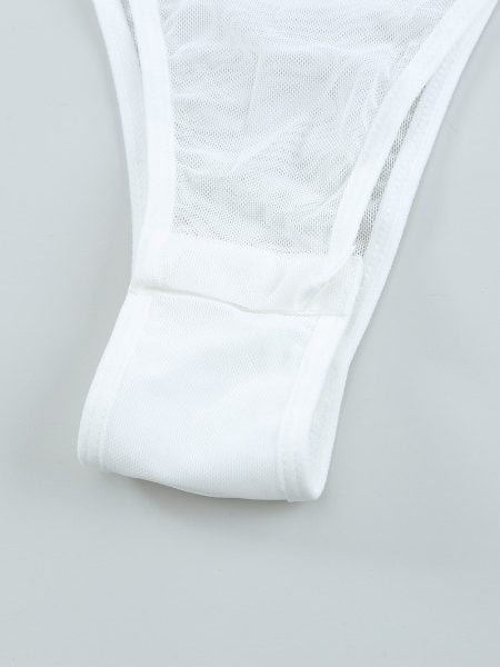 FEEL ME CLOSE TEDDY - White - Sexy Curves